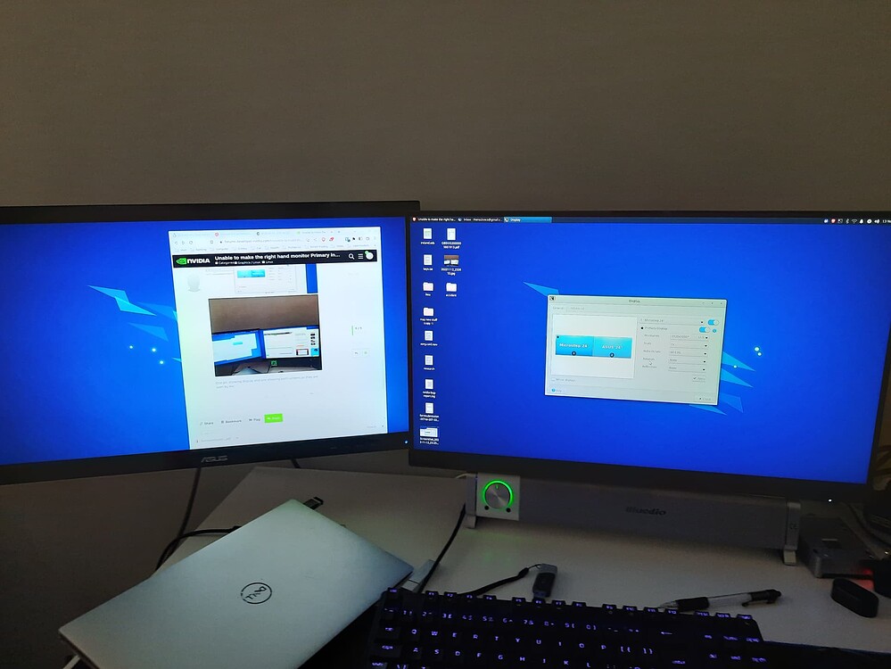 Unable to make the right hand monitor Primary in dual monitor setup ...