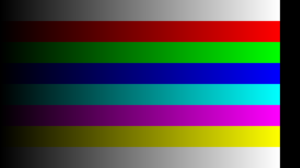 Monitor Color Test Pattern
