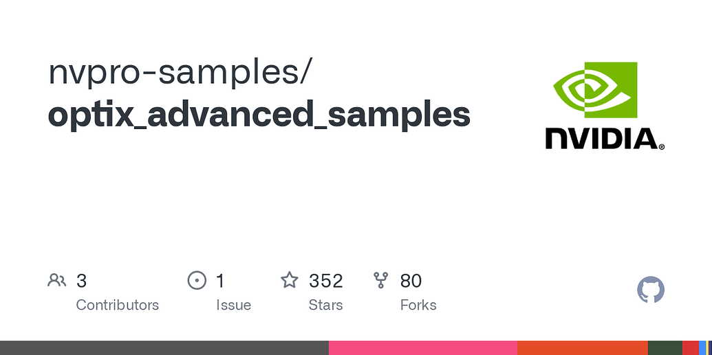Optix Advanced Samples On Github Optix Nvidia Developer Forums