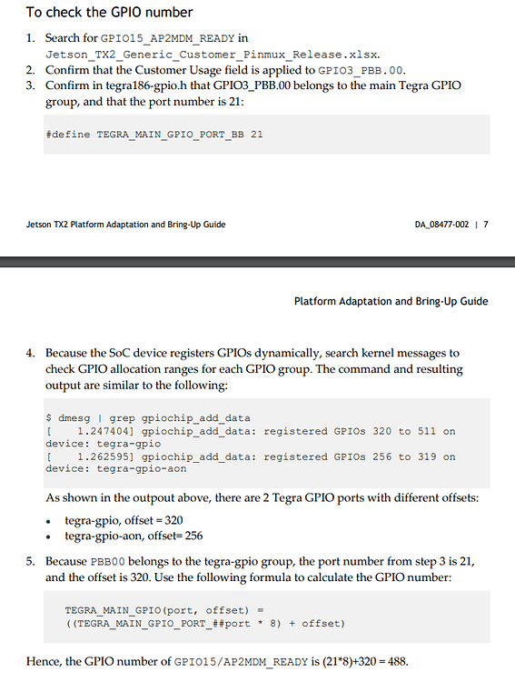 TX2 GPIO Number macros in tegra186-gpio.h - Jetson TX2 - NVIDIA Developer Forums
