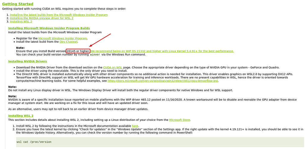 Trouble With Detecting Gpu In Wsl2 Cuda On Windows Subsystem For