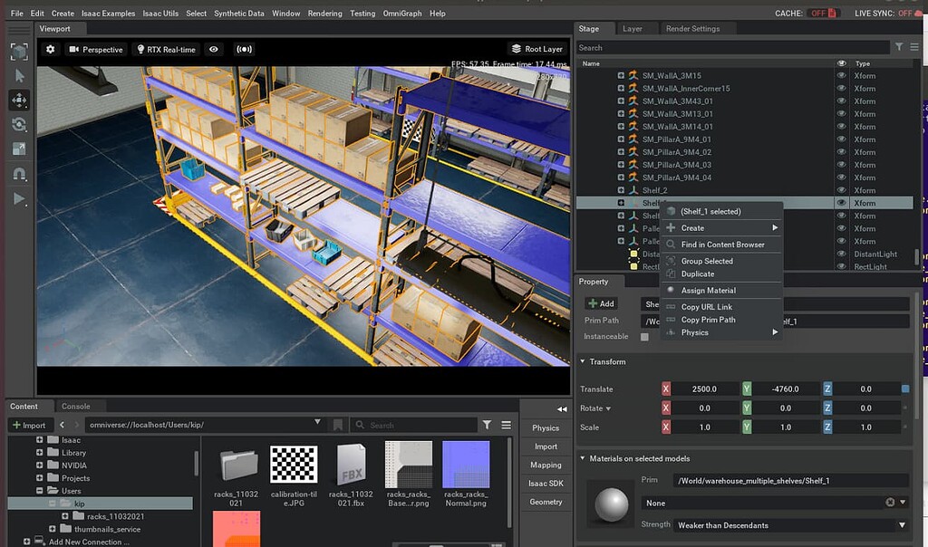 Copy Paste Duplicate Nested Objects in Isaac - Isaac Sim - NVIDIA Developer Forums