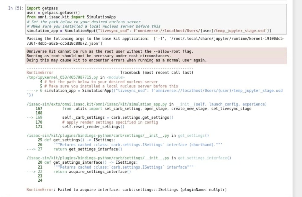Jupyter / docker incompatibility? - Isaac Sim - NVIDIA Developer Forums