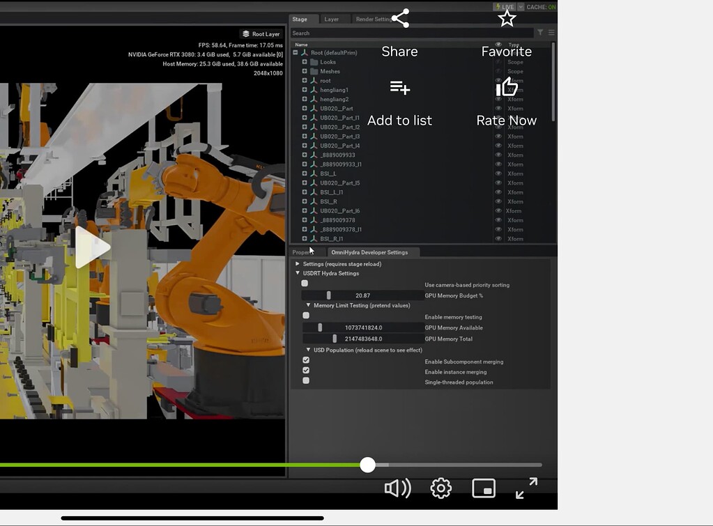 Omnihydra Developer Settings Is It An Extension Rtx Renderer Nvidia Developer Forums