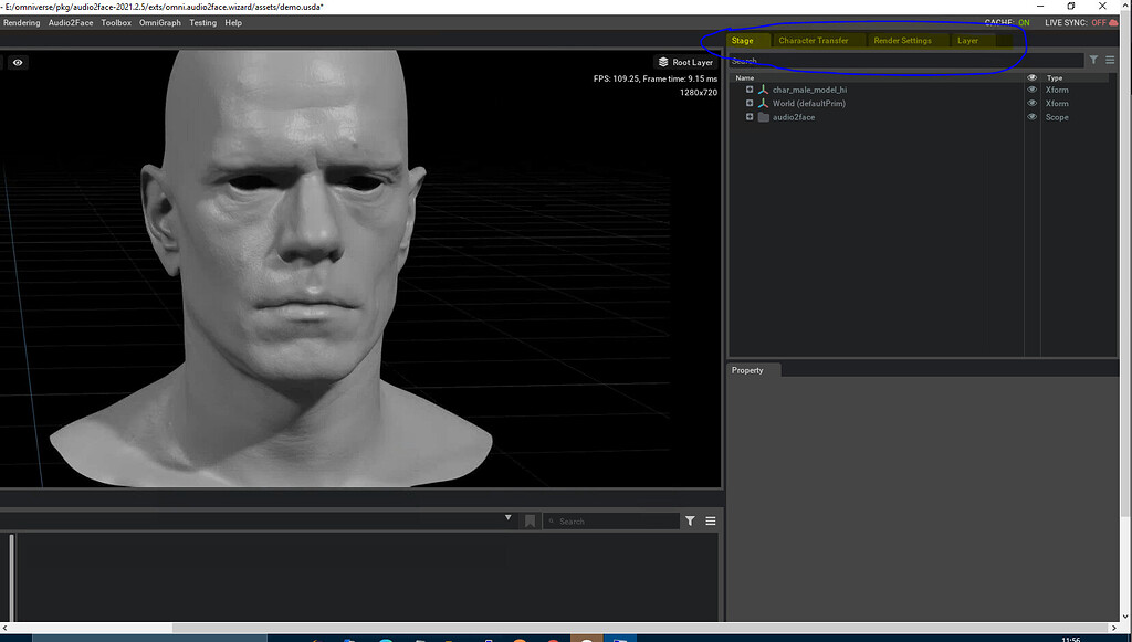 Omniverse Audio2Face Tab not Visible - Audio2Face (closed) - NVIDIA Developer Forums