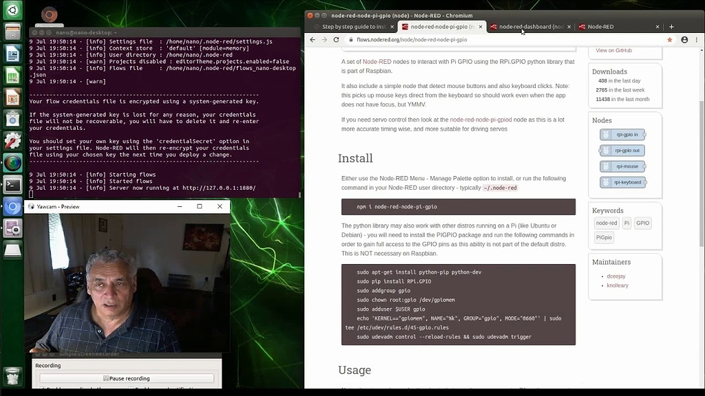Jetson Nano & Node-Red & GPIO pins - Jetson Nano - NVIDIA Developer Forums