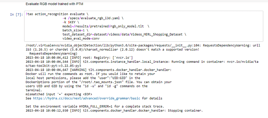 Action recognition - TAO Toolkit - NVIDIA Developer Forums