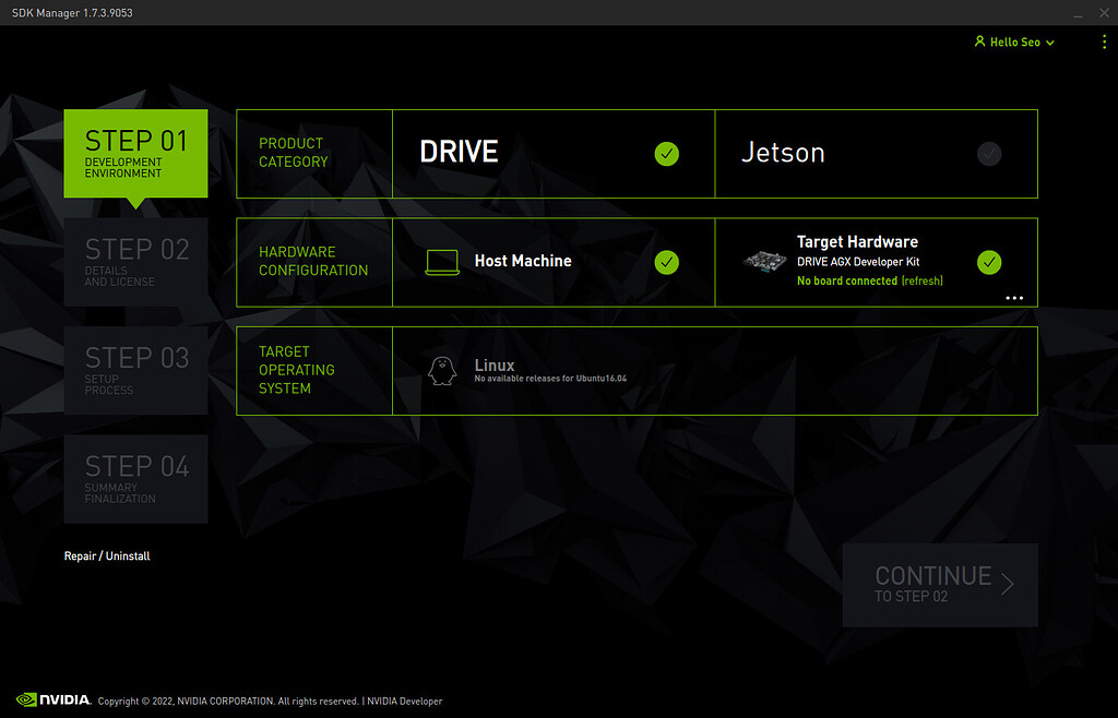 FlashNVIDIA DRIVE™ Software 9.0 on Pegasus - DRIVE AGX Xavier General ...
