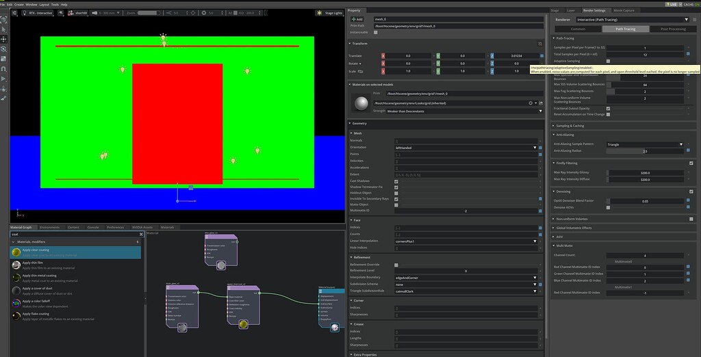 Adaptive Sampling breaks Multi mattes - Samples & Examples - NVIDIA ...