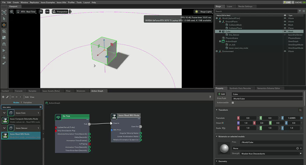 Isaac Sim / IMU not yielding correct measurements when changing its orientation - Isaac Sim ...