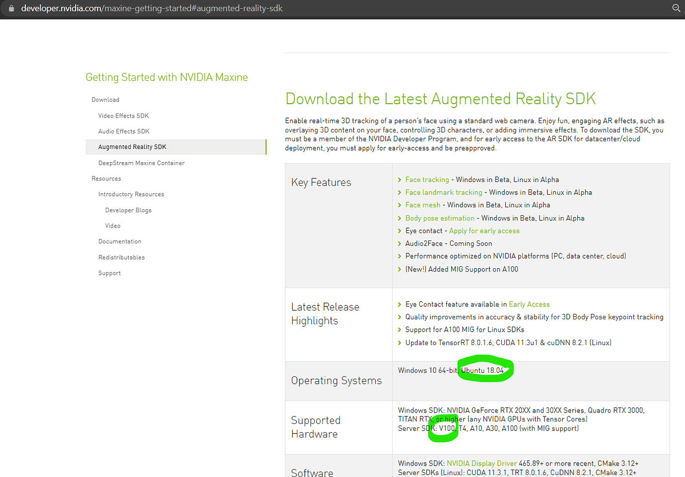 How to run Maxine AR SDK on Nvidia V100? - Maxine - NVIDIA Developer Forums