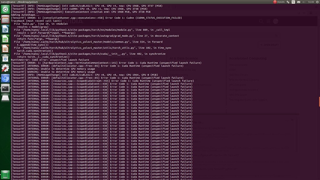 Using the tensorrt model in python - Jetson Nano - NVIDIA Developer Forums