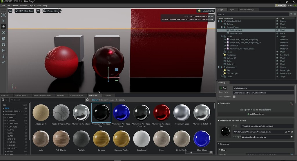 How do I make an Omni PBR look semi-transparent - Samples & Examples - NVIDIA Developer Forums