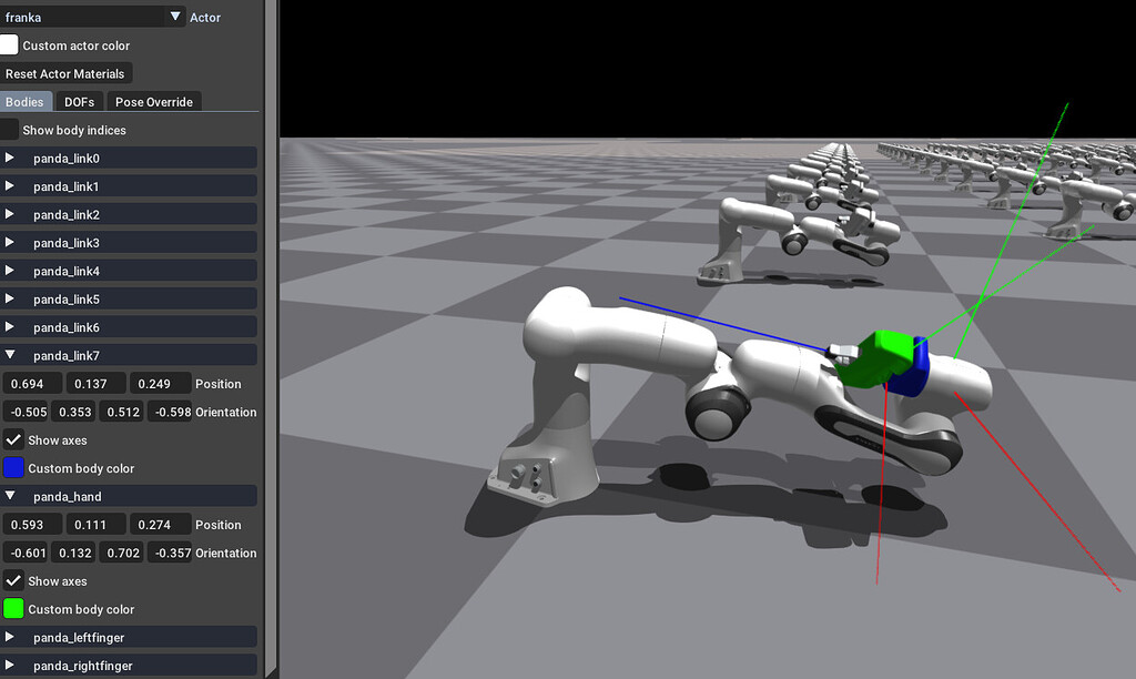 Question on Franka and link usage for the hand (seems inconsistent ...