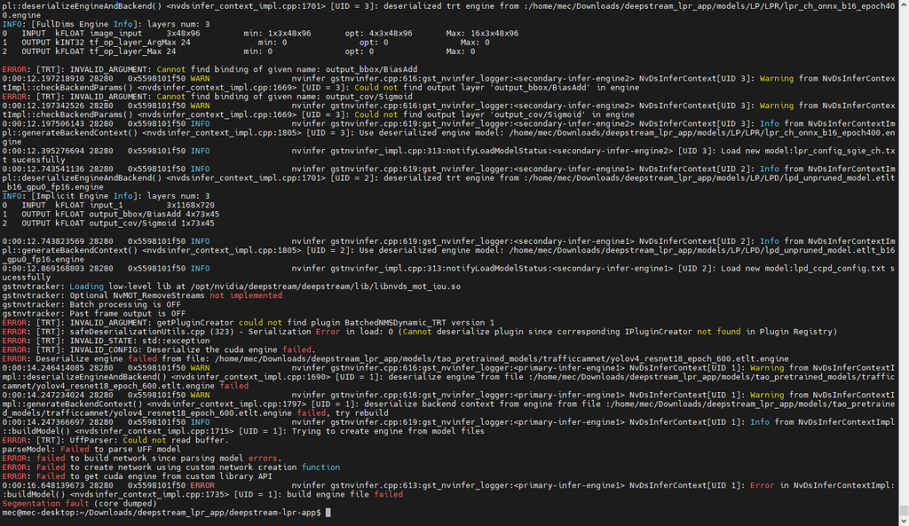 Error Using Yolov4 In Deepstream Tao Toolkit Nvidia Developer Forums 
