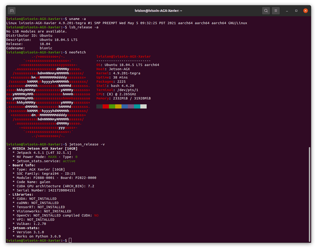 Manually Install Cudacudnntensorrtvisionworksopencvvpi Jetson Agx Xavier Nvidia