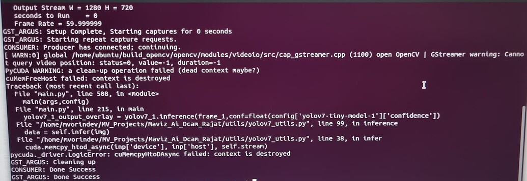 PyCuda Cuda Context error encountered when running a model using ... PyCuda Cuda Context error encountered when running a model using ...