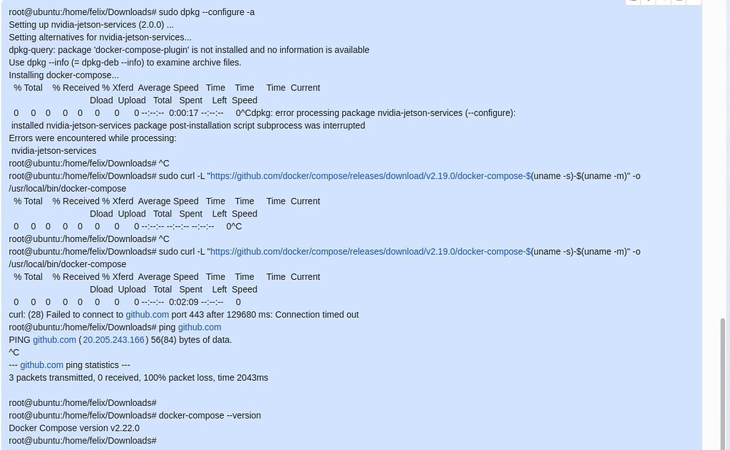 Docker compose is weird - Jetson AGX Orin - NVIDIA Developer Forums
