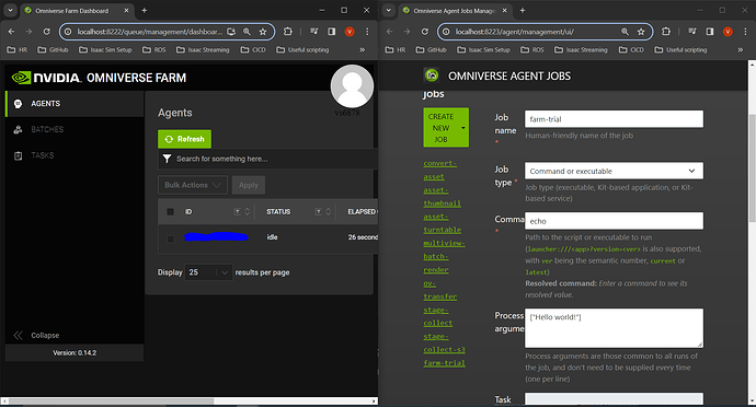 How to deploy an IsaacSim job on Omniverse Farm Agent/Queue - Isaac Sim - NVIDIA Developer Forums