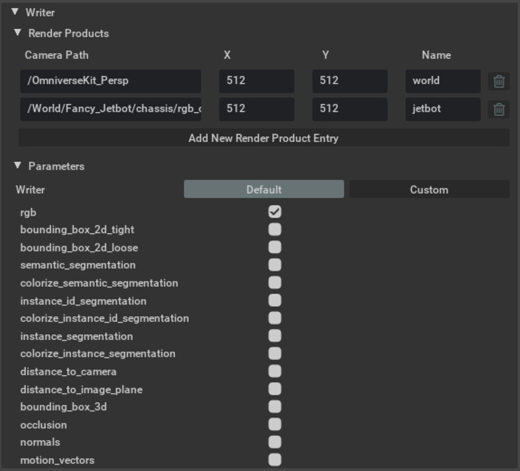 GUI freezes indefinitely when adding both cameras in Synthetic Data Recorder - Isaac Sim ...