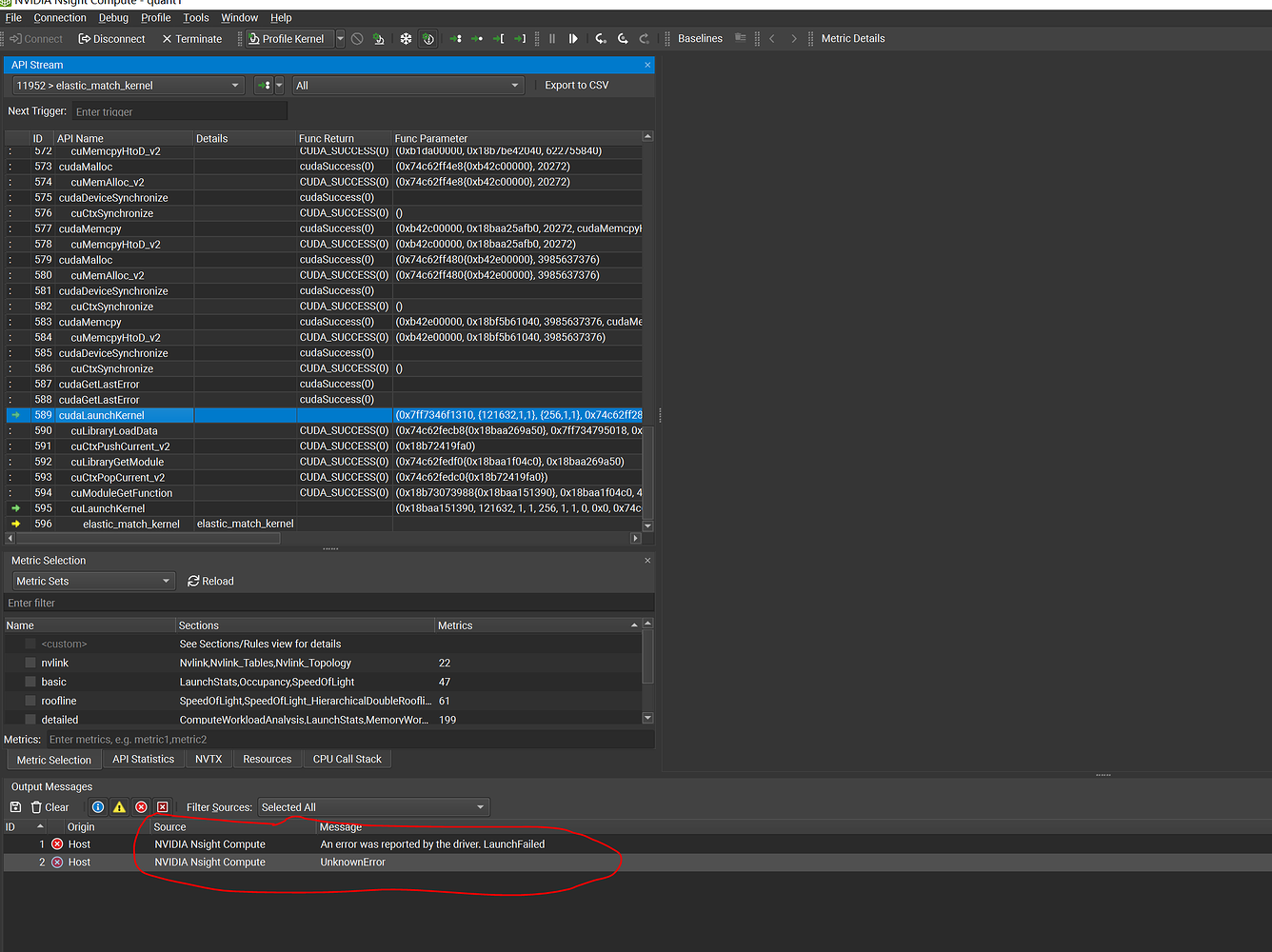 Launchfailed On Windows Nsignt Compute 2023 3 Nsight Compute Nvidia Developer Forums