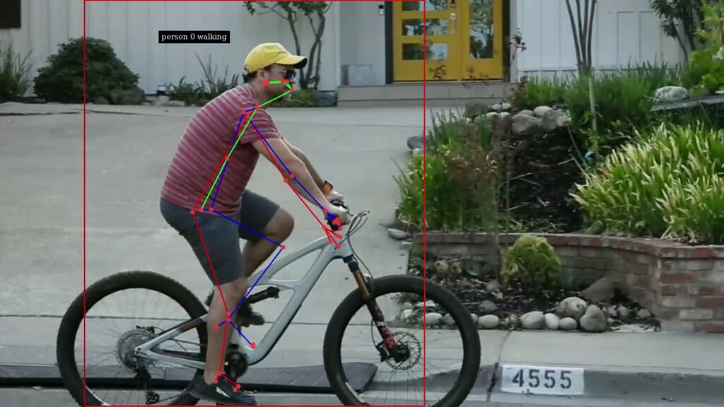 In deepstream pose classifiction, the bias toward walking standing is ...