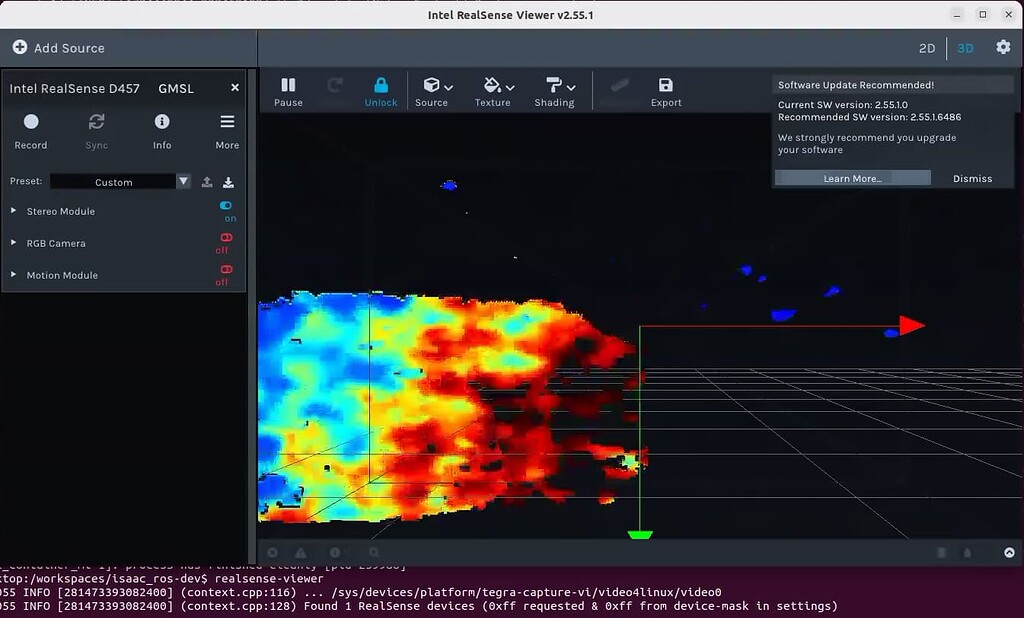 Running Isaac ROS Packages with Intel RealSense D457 - Isaac ROS - NVIDIA Developer Forums