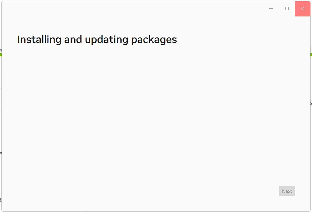 Stuck Installing and updating packages - NVIDIA AI Workbench - NVIDIA Developer Forums