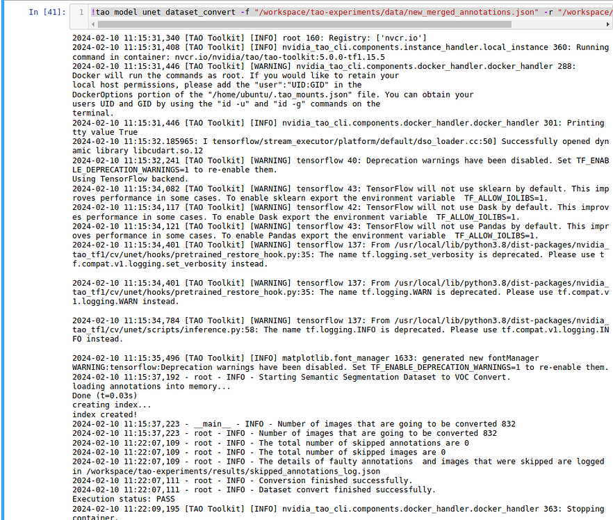 Black Mask Images While Converting COCO to UNET - TAO Toolkit - NVIDIA Developer Forums