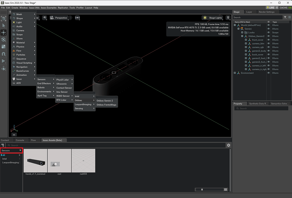 Bug Sensor Models Missing In Isaac Sim Assets Window Isaac Sim Nvidia Developer Forums