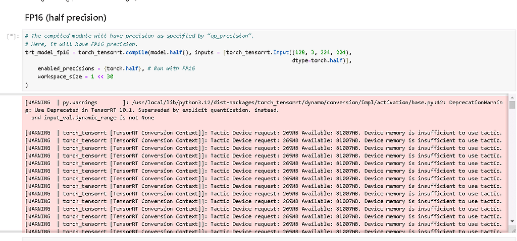 Torch Tensorrt Notebook Examples From The Official Repo Tensorrt