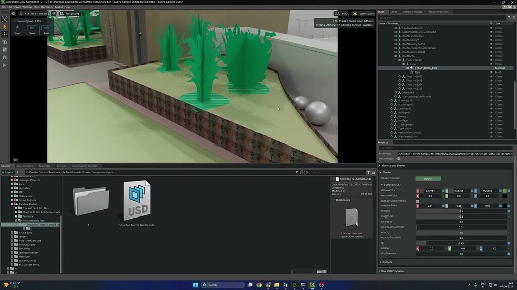 How to activate smooth surface for a mesh in Kit 108? - RTX Renderer - NVIDIA Developer Forums