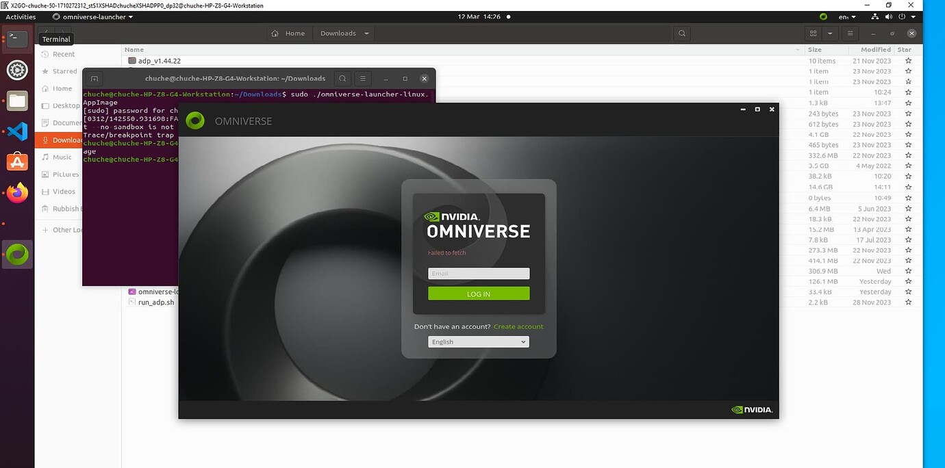 Unable to open Omniverse Launcher at Browser in Linux - Isaac Sim - NVIDIA Developer Forums