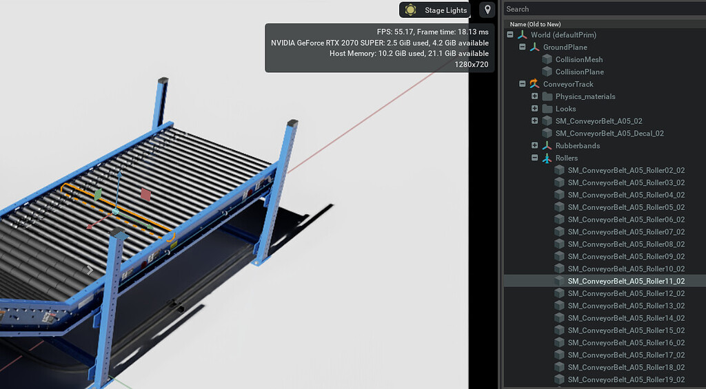 How to control each the roller of roller conveyor - Isaac Sim - NVIDIA ...