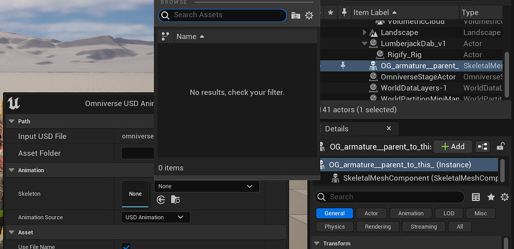 What is the recommended workflow for USD skeleton animations in UE5? - Connectors - NVIDIA ...