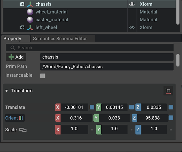 Obtain the position and orientation information of the Isaac Sim ...