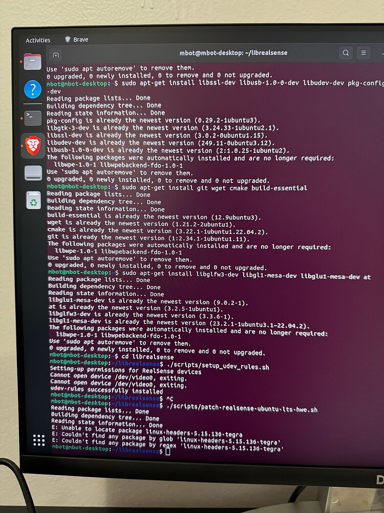 Connecting Intelrealsense Depth Camera D455 to Jetson Orin Nano 8GB ...