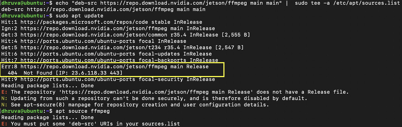 Accelerated HW Decoding with FFMpeg - Jetson AGX Orin - NVIDIA ...