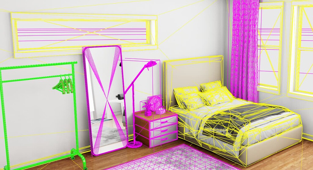 Meanings of collider outline colors - Isaac Sim - NVIDIA Developer Forums