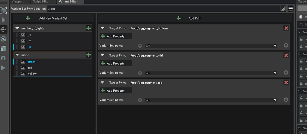 Modifying variant set option in a child reference from the parent ...