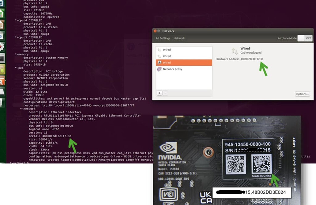 Jetson nano developer kit MAC address issue - Jetson Nano - NVIDIA Developer Forums