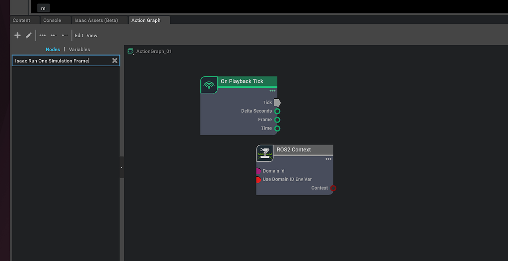 Some Omnigraph Nodes don't exist that are in the Isaac Sim tutorials are not shown in the Action ...