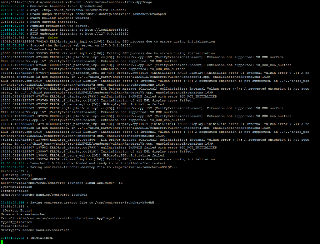 Unable to run Omniverse on Ubuntu - General Discussion - NVIDIA Developer Forums