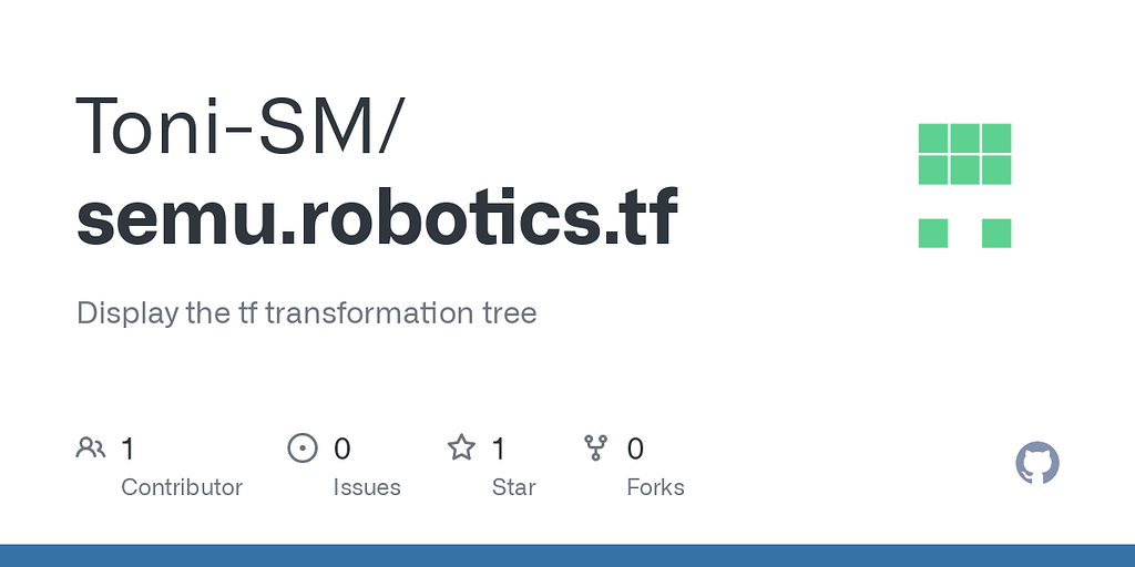 External Extensions: Display the tf transformation tree - Isaac Sim ...