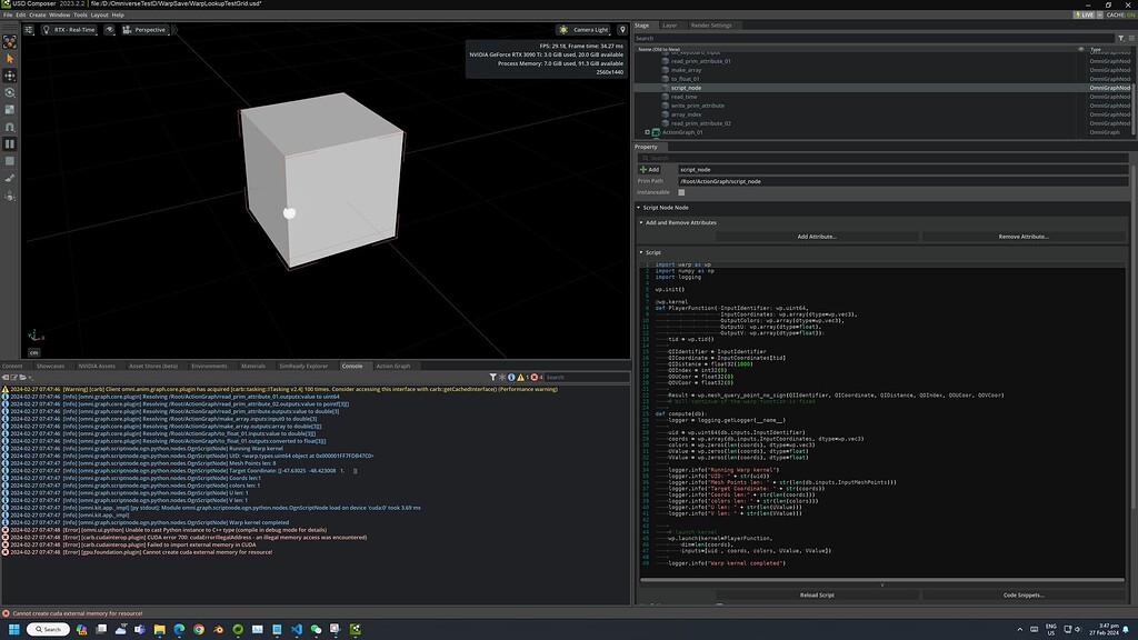 Getting mesh ID and using Warp's mesh query in Omniverse - General Discussion - NVIDIA Developer ...