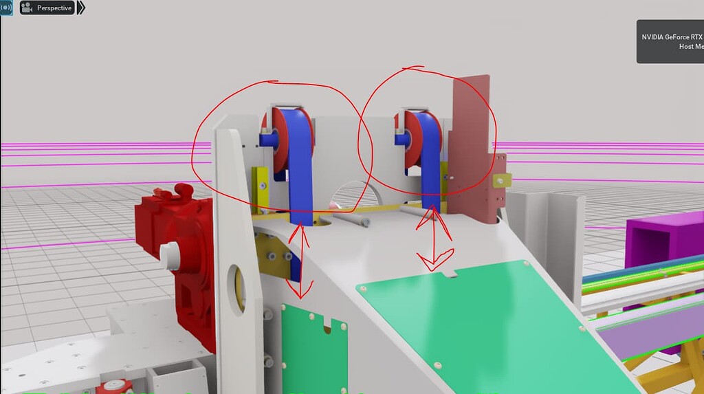 Is it possible to implement equipment that uses a pulley method in Isaac Sim using Rigid Body ...