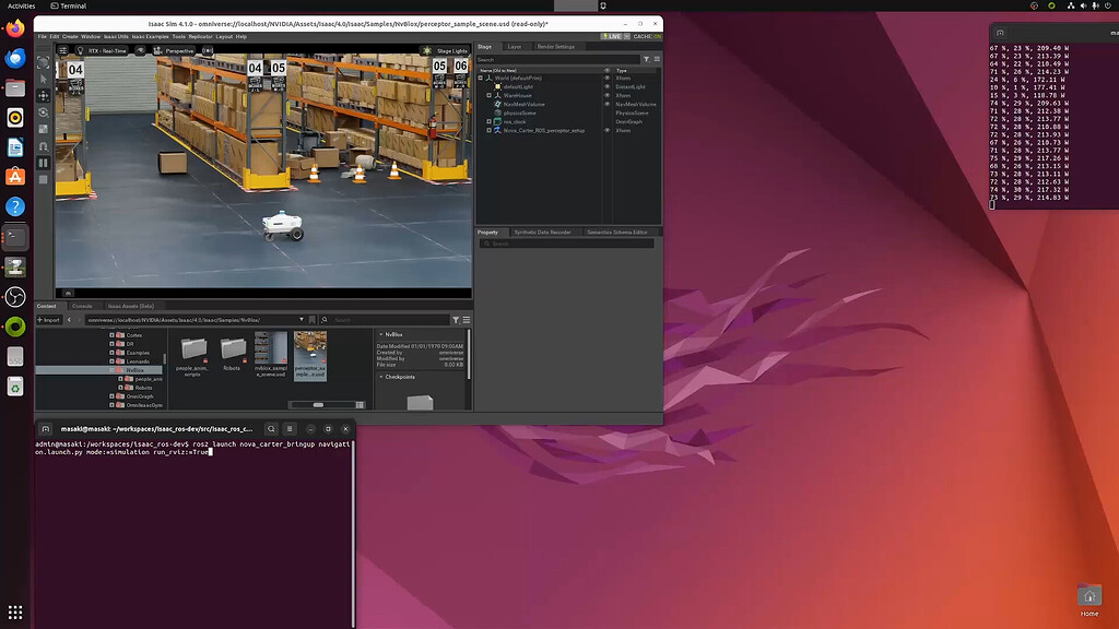 Tutorial of Isaac Perceptor shows some fail - Isaac ROS - NVIDIA Developer Forums