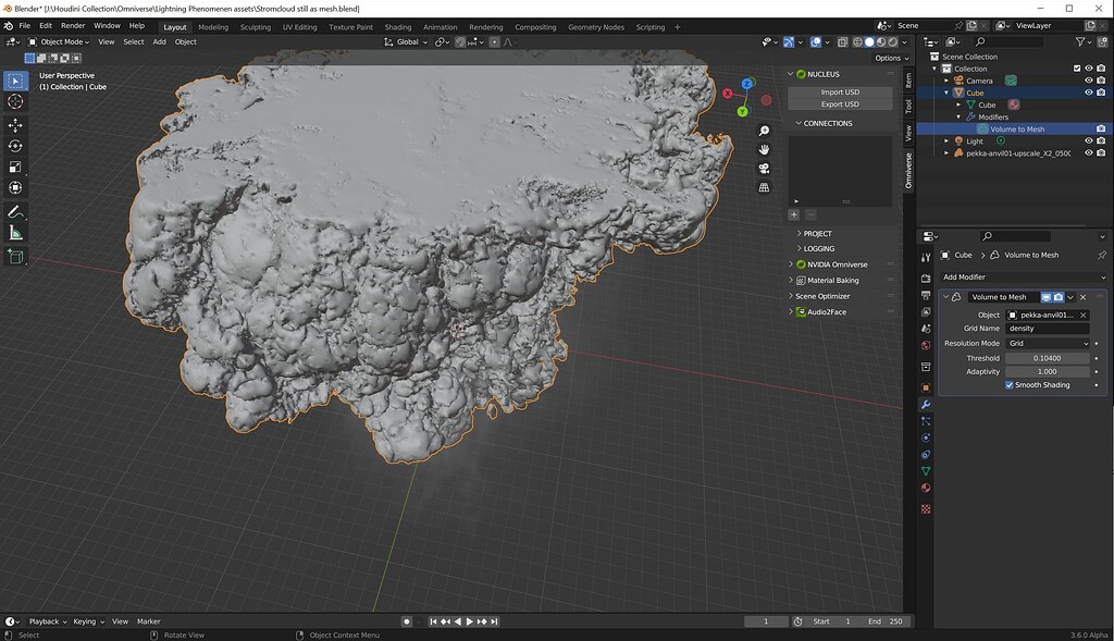 I got my vdb converted to mesh, but exported USD crash Composer - Extensions - NVIDIA Developer ...