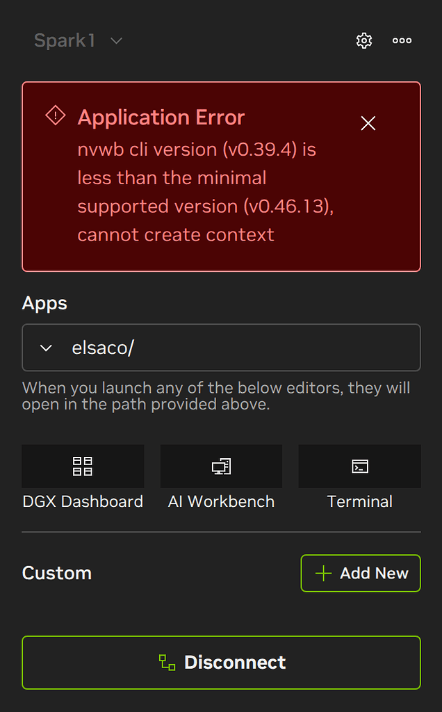 Nvwb-cli not working with sync - DGX Spark / GB10 - NVIDIA Developer Forums