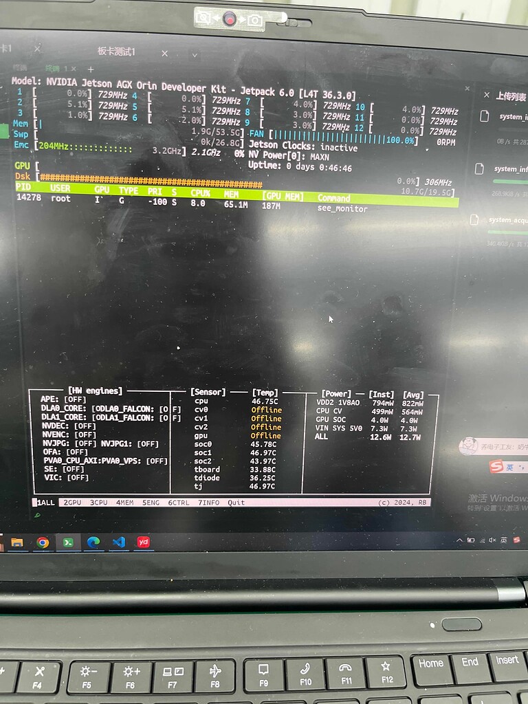 Jtop cannot detect GPU temperature consistently - Jetson AGX Orin - NVIDIA Developer Forums
